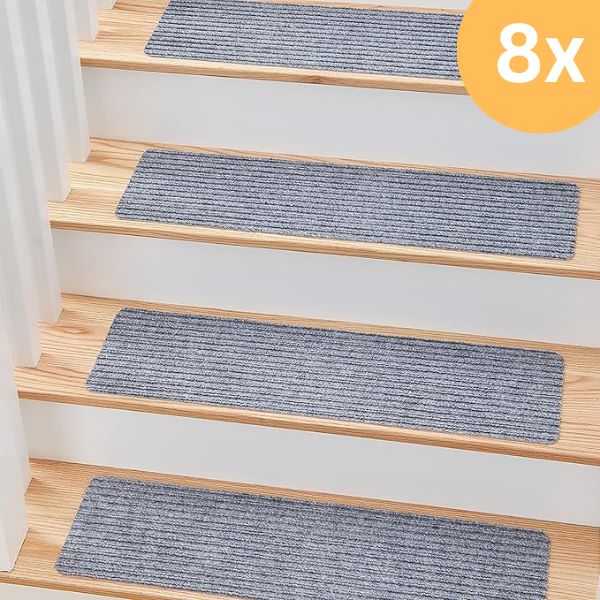 Nedrseča podloga za stopnice (8 kosov) | STEPRUG – Toprabat.si